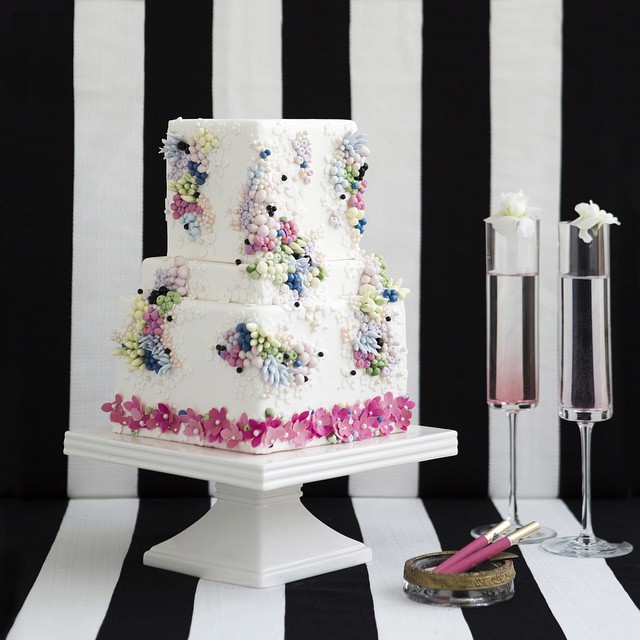 Gorgeous Wedding Cakes Inspired by the Runway - Style Files